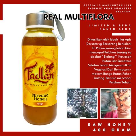 Jual Madu Asli 100 Tanpa Campuran Hutan Liar Murni Organik Multiflora