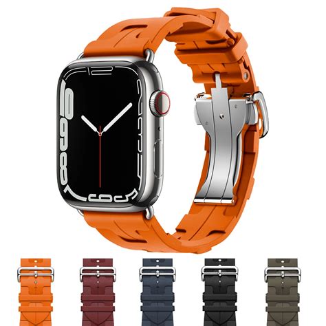 Kilim Single Tour Silicone Band For Apple Watch Band Mm Mm Mm