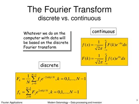 Ppt Fourier Transform Applications Powerpoint Presentation Free