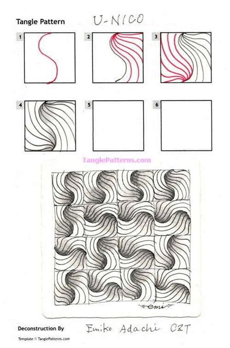 Zen Doodle Patterns Doodle Art Designs Mandala Pattern Easy