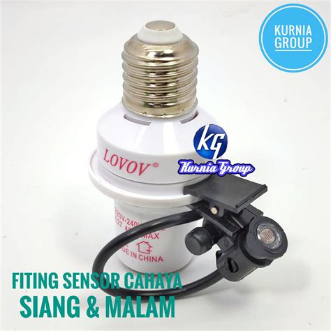 Jual FITING SENSOR CAHAYA SAKLAR LAMPU OTOMATIS NYALA SIANG MALAM UNTUK