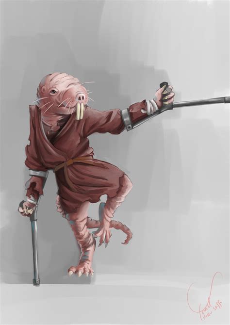 Artstation Master Stiffu Master Splinter Redesign 2022