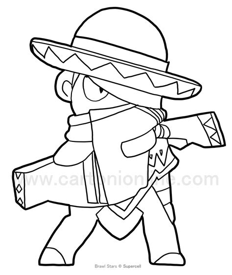 Brawl Stars Edgar Kleurplaat