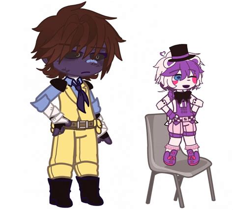 Michael Afton and Help Fnaf Gacha Nox Милые рисунки Рисунки Разное