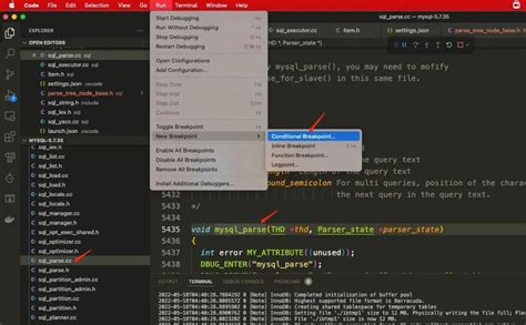 新手如何用 vscode 调试 mysql 轻识