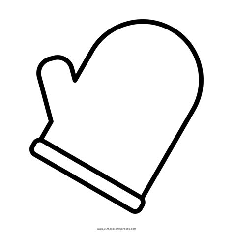 Dibujo De Guante De Cocina Para Colorear Ultra Coloring Pages