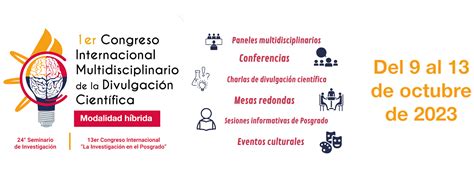 1er Congreso Internacional Multidisciplinario de la Divulgación Científica