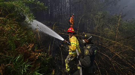 Colombia En Alerta Por Una Veintena De Incendios Forestales En Medio De