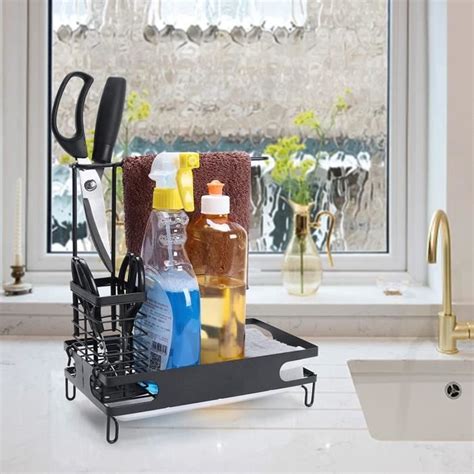 Porte Eponge Evier Cuisine Rangement Evier Cuisine Support Brosse