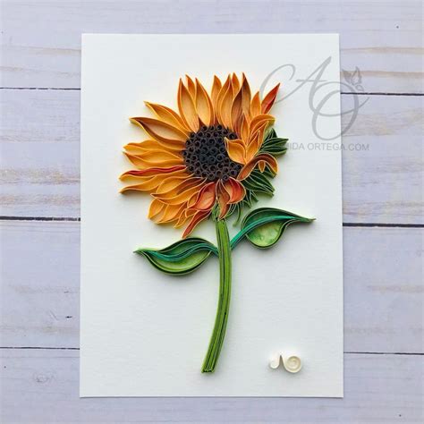 Surfing The Wind Sunflower Quilling Designs Paper Quilling Designs