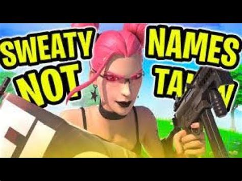 100 Sweaty Tryhard Fortnite Names Clan Names 2023 Not Taken YouTube