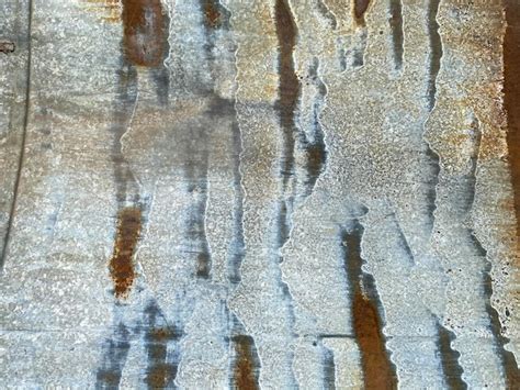 Textura da superfície enferrujada da chapa metálica velha o plano de