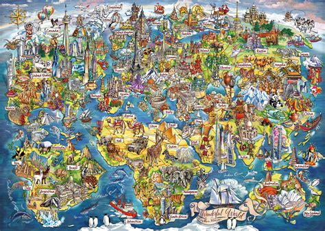 Wonderful World 1000 Pieces Gibsons Puzzle Warehouse