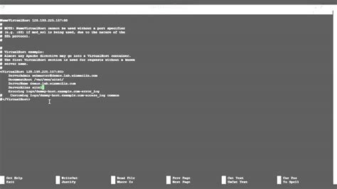 configure apache virtual hosts in centos vps youtube