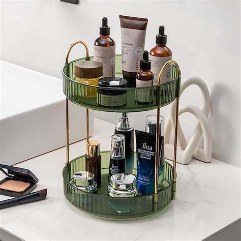 Amazon INVSSENE 360 Rotating Makeup Organizer Bathroom Make Up