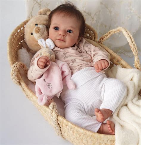 Zero pam Reborn Baby Mädchen 48CM 19 Zoll Reborn Puppen Lebensecht