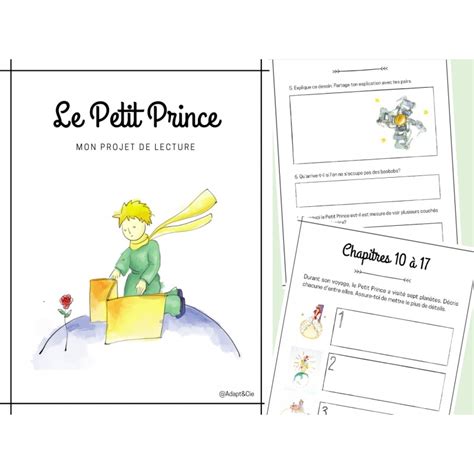 Lecture et écriture Le Petit Prince