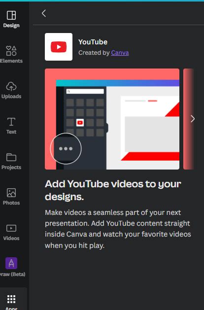 how do i embed a youtube video in canva presentation web design tutorials and guides