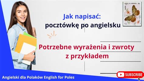 Pocztówka po angielsku jak napisać Potrzebne wyrażenia i zwroty z