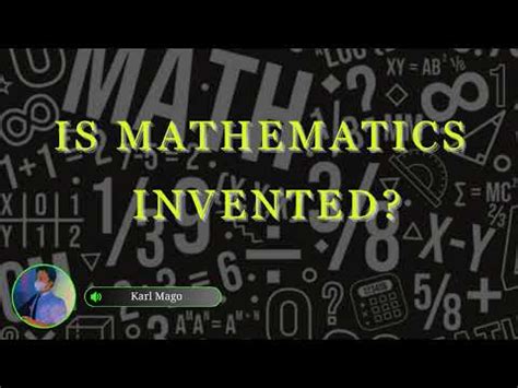 Is Mathematics Invented Or Discovered Debate Youtube