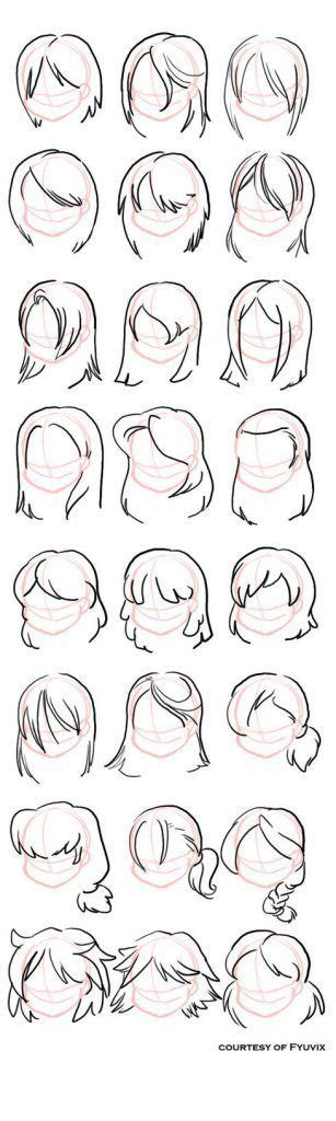 Character Design Collection Hair Esbozos Tutoriales De Anime