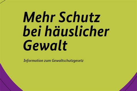 BMFSFJ Mehr Schutz bei häuslicher Gewalt