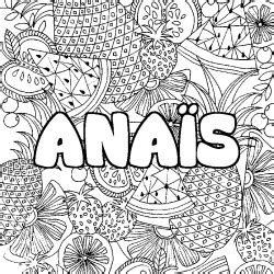 Coloración del nombre ANAÏS Maxi Dibujos