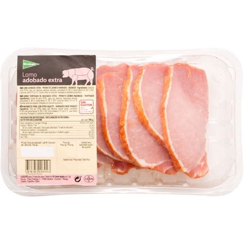 Lomo Adobado Extra De Cerdo En Filetes Sin Gluten Peso Aproximado