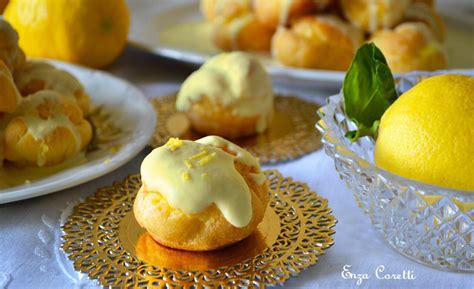 Le ricette del cuore Profiteroles al limone e i suoi bignè