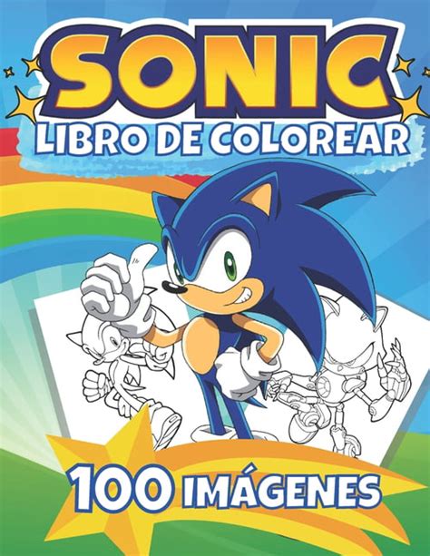 Libro Para Colorear Sonic Nuevo Libro De Colorear Libro De