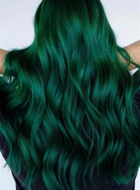 30 Glamorous Light To Dark Green Hair Styles Trending Now Artofit