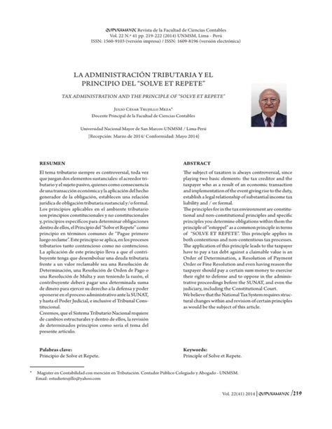 Imprima este artículo Revistas de investigación UNMSM