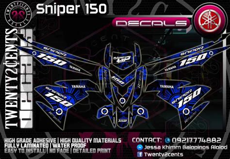 Sniper 150 Decals Sticker Version 1 Lazada PH