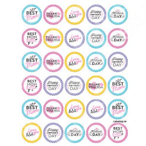 Mothers Day Edible Cake Toppers Edible Picture Caketop Ie