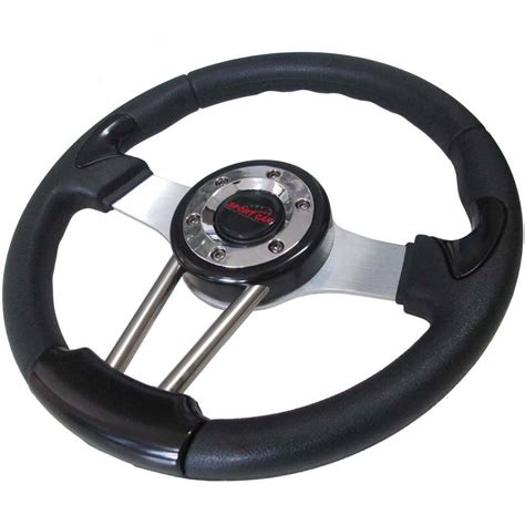 Volante Preto Brilhante Typer Cm Cubo Clio Logan Sandero Sul