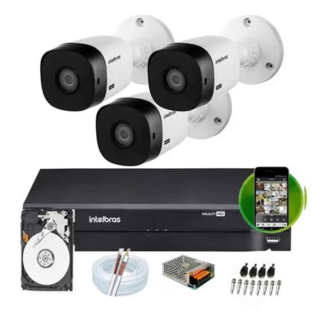 Kit Camera Intelbras B Pontofrio