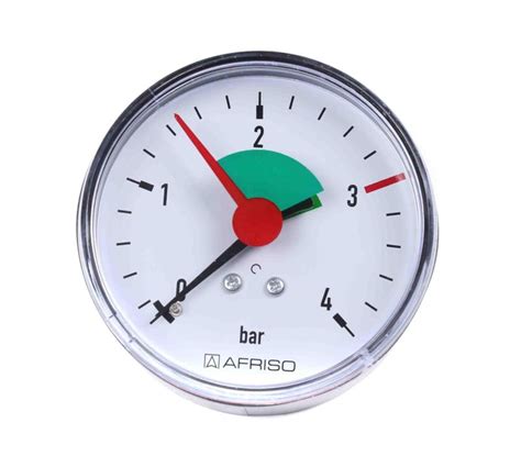 Afriso Rohrfeder Manometer 63mm DN8 1 4 Axial