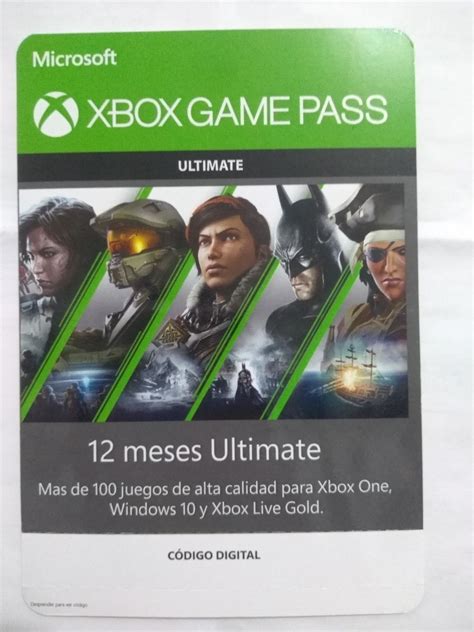 Meses Para Xbox Game Pass Ultimate Codigo Origina Mercado Libre