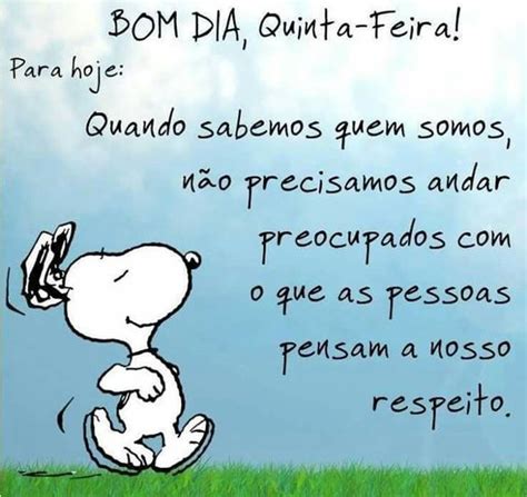 30 Frases De Bom Dia Quinta Feira Snoopy Palavras Positivas