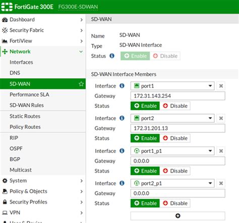 Technical Tip Configure FortiGate SD WAN With An Fortinet Community