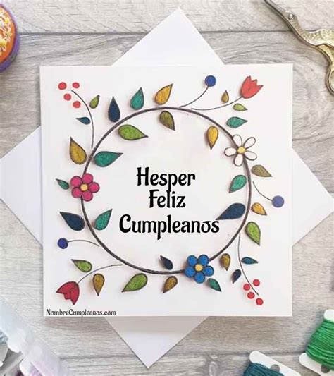 Feliz Cumplea Os Hesper Tartas Tarjetas Deseos