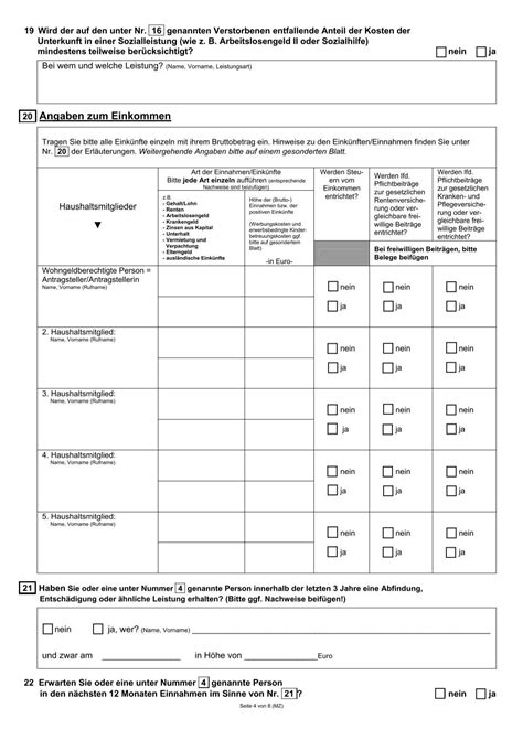 Antrag Auf Wohngeld Mietzuschuss Pdf