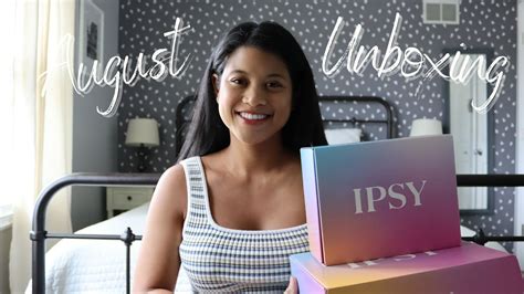 IPSY Icon Box Glam Bag Boxycharm Unboxing August 2023 YouTube