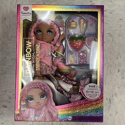 PRETTY Rainbow High Sparkle And Shine Rosetta New In Hand EBay