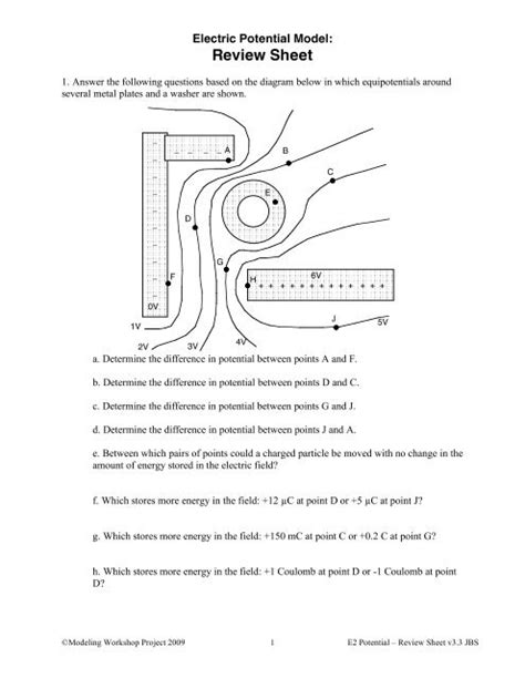 Review Sheet Modeling Physics