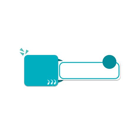 Plantilla De Cuadro De Texto Moderno Psd Png Azul PNG Dibujos Caja De
