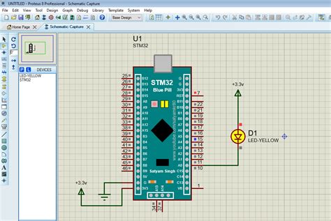 GitHub Satyamkr80 STM32 BluePill Library For Proteus