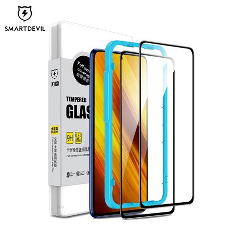 SmartDevil 9D Tempered Glass For Xiaomi POCO F3 X3 Pro Redmi Note 10