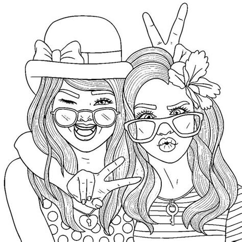 Desenhos Do Bff Melhores Amigas Para Imprimir E Colorir
