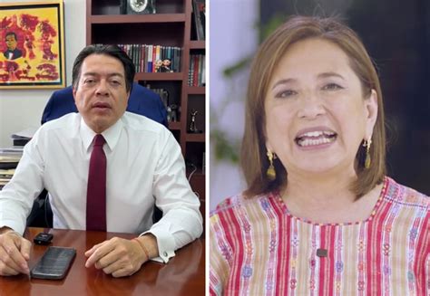 Mario Delgado acusa de política carroñera a Xóchitl por apoyo para
